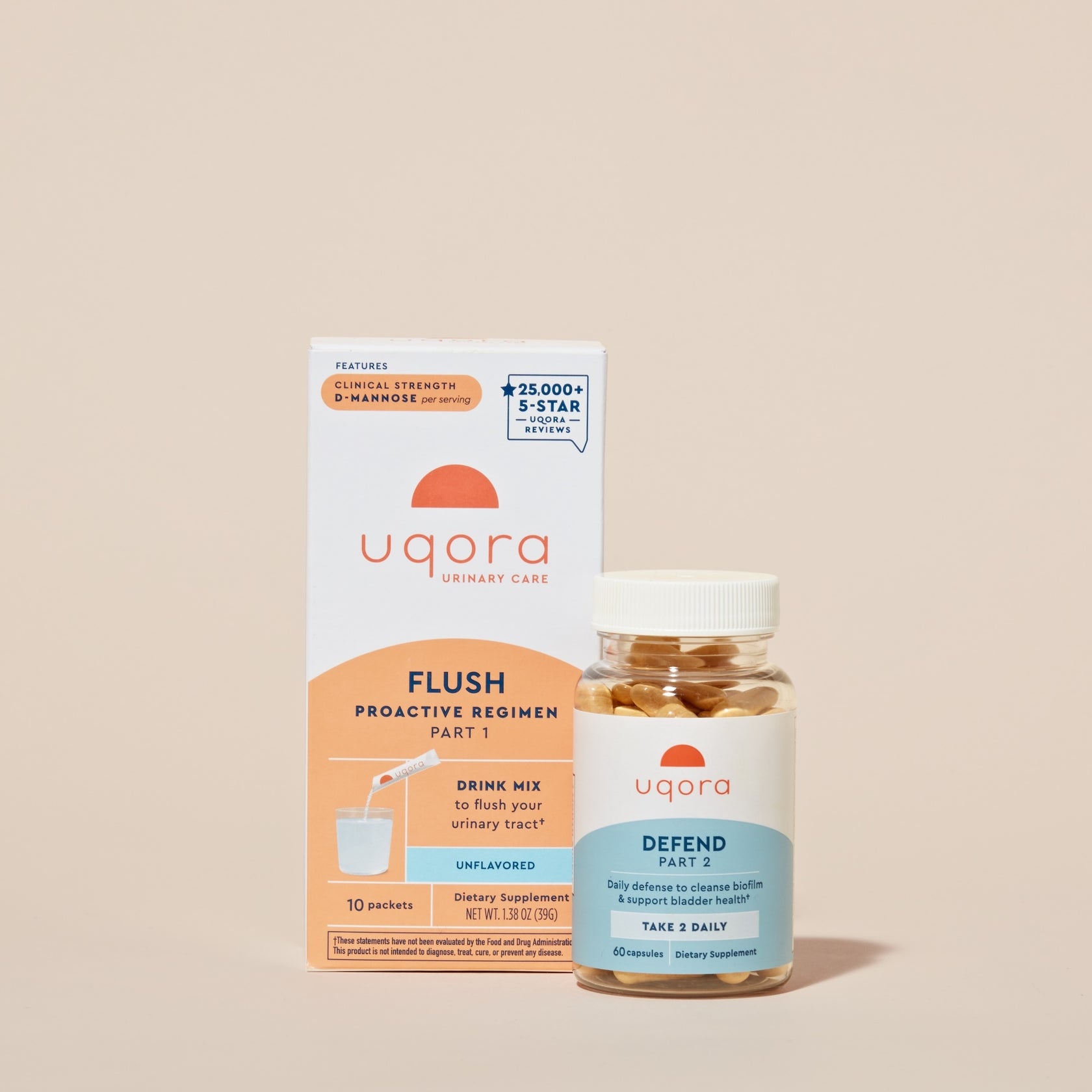 Urinary Tract Health Drink & Daily Pill - Defend & Flush | Uqora